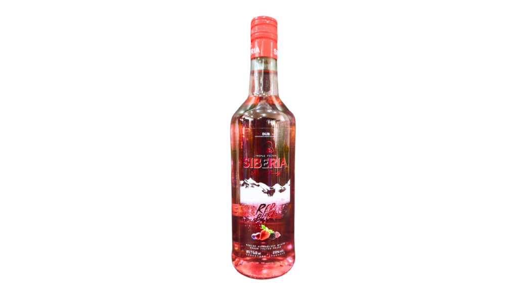 Vodka Siberia Frutos rojos 750ml — Distribuidora MyM 2
